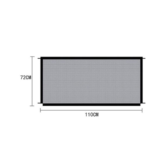 Mesh Dog Gate Folding Magic Pet Gate Extra Wide Pet Safety Guard ...