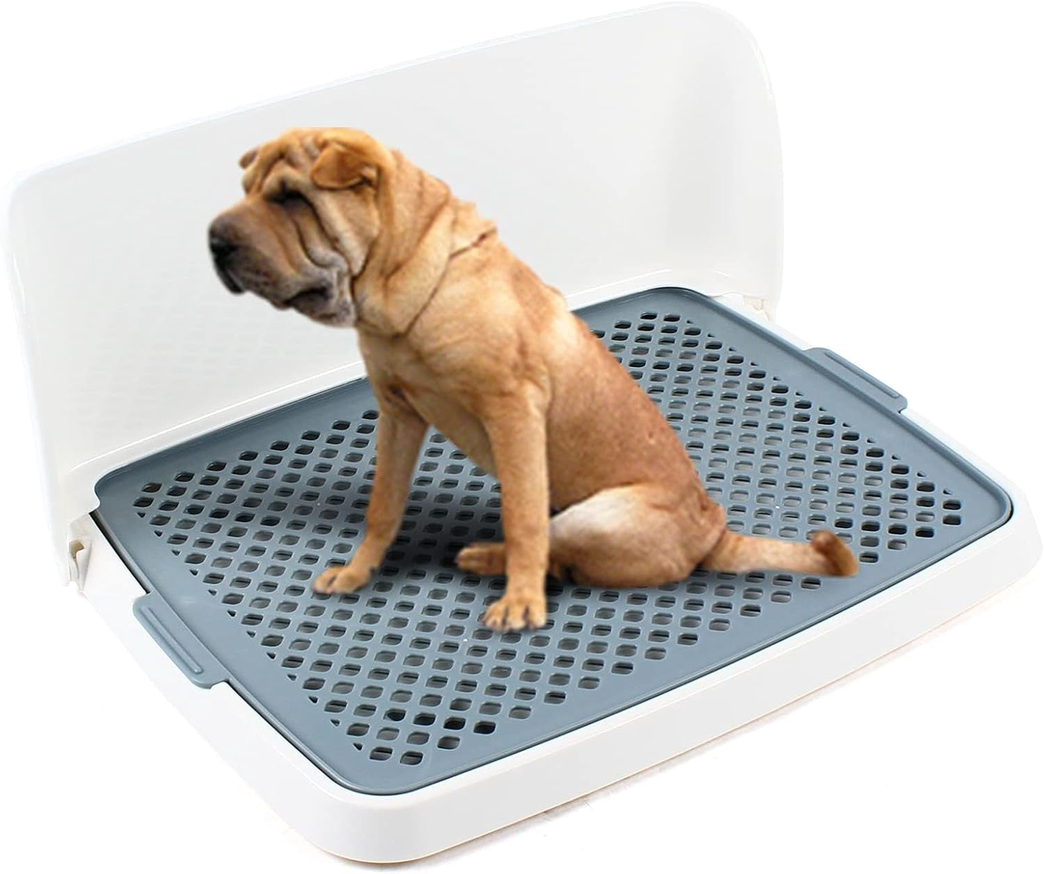 Mesh Dog Toilet for Small and Medium Dogs Puppy Training Tray Puppy ...
