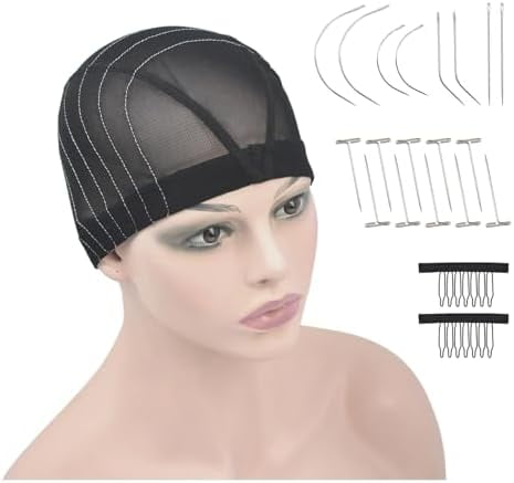 Mesh Dome Caps Wig Cap with Guideline Map for Wig Making Stretchable ...