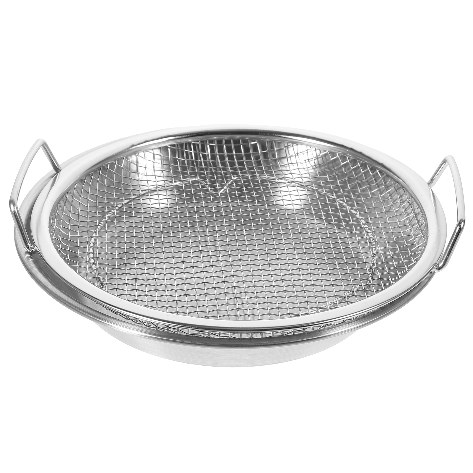 Mesh Drain Pan Airfryer Metal Dish Snack Plates Food Tray Snack Tray ...