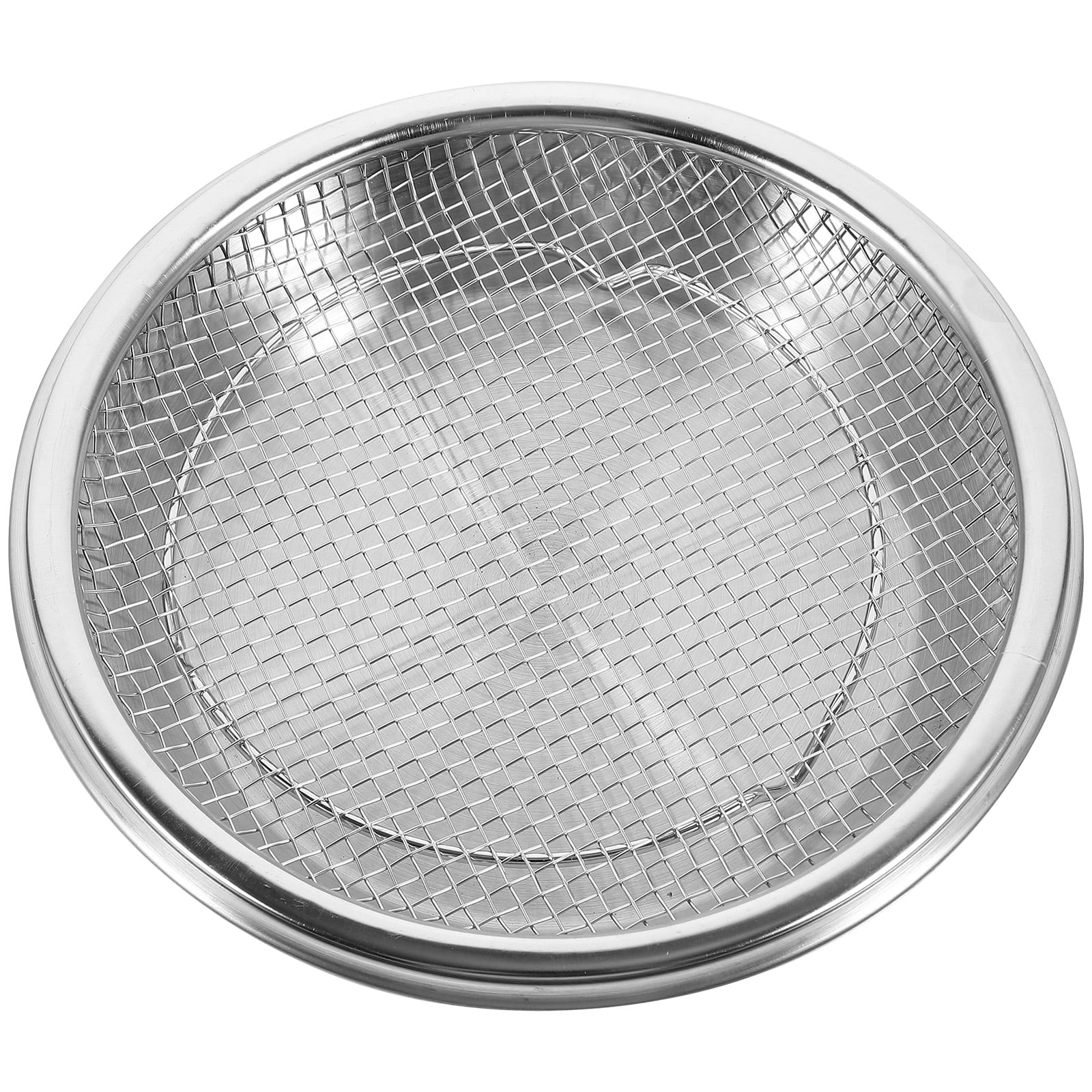 Mesh Drain Pan Fried Food Tray Snack Storage Plate Cake Sheet Stainless ...