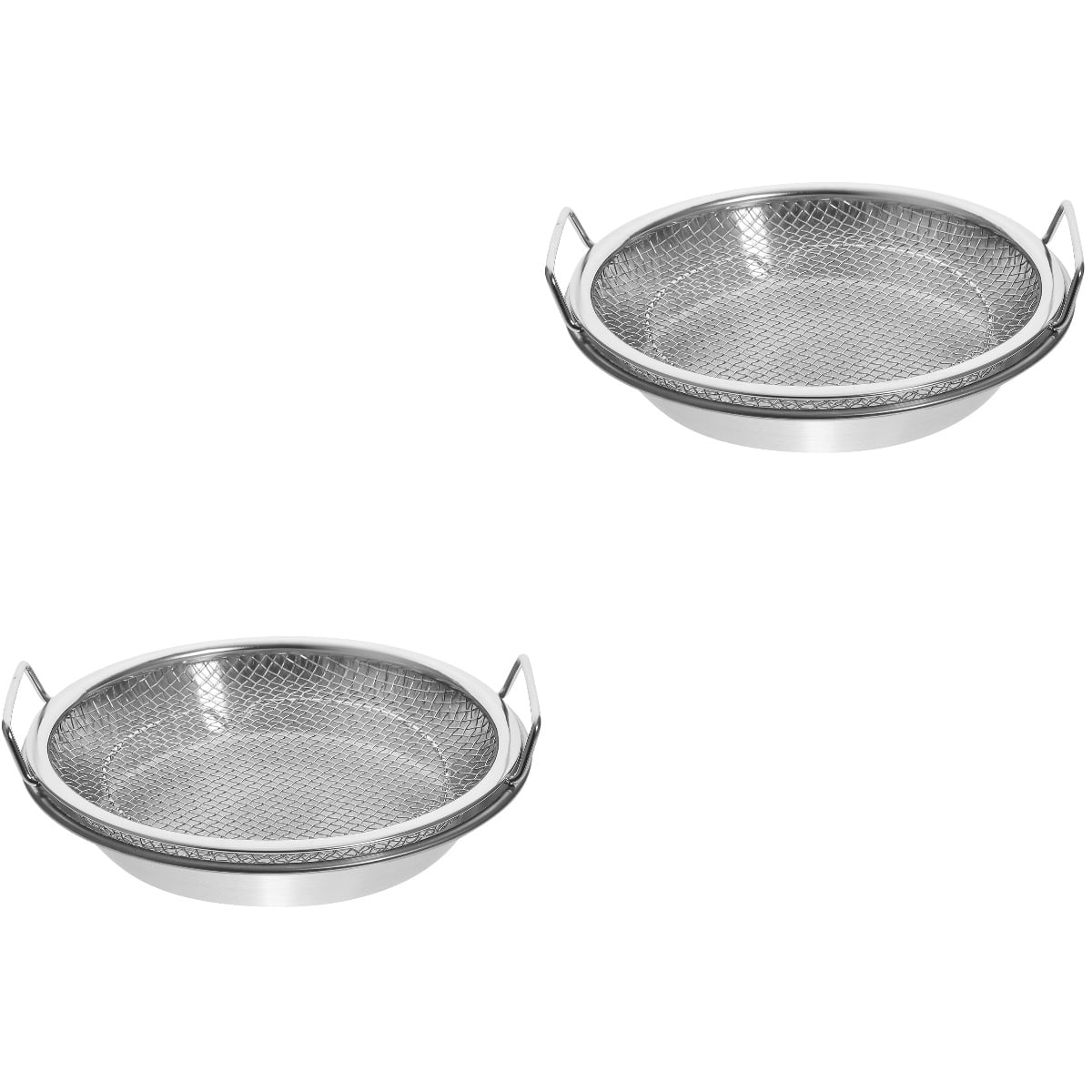 Mesh Drain Pan Stainless Steel Food Holder Oven Air Fryer Baking Tray ...