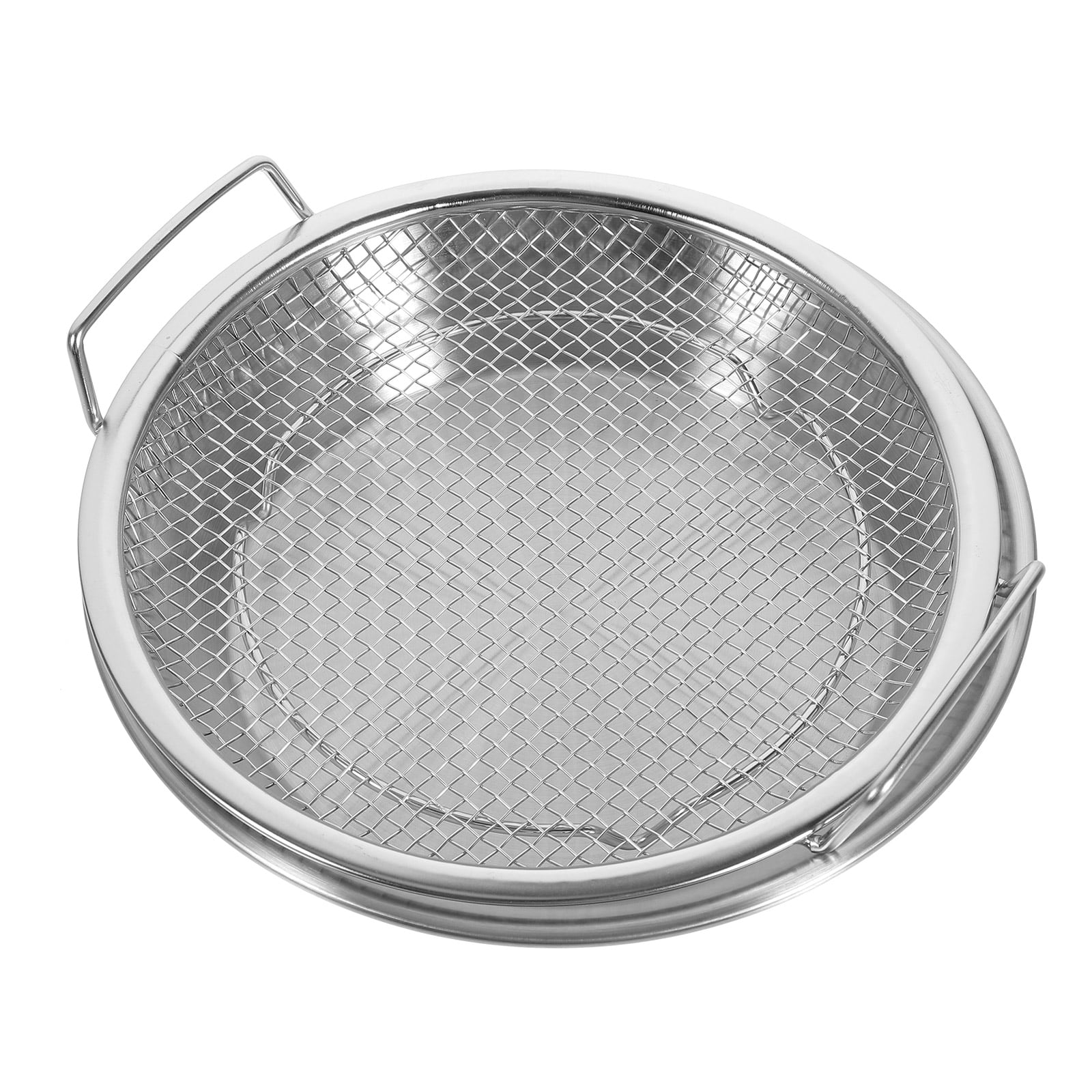Mesh Drain Pan Stainless Steel Snacks Plate Airfryer Dessert Fried Food ...