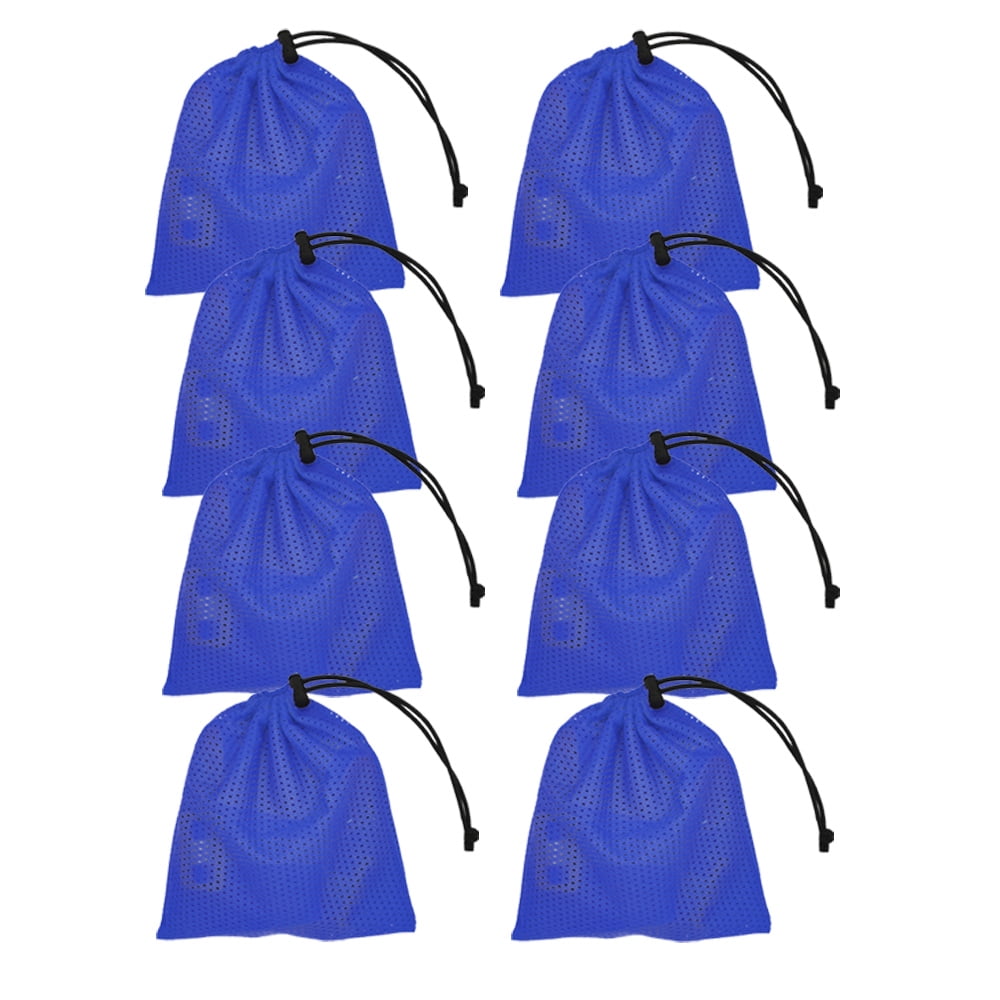 Mesh Drawstring Bag with Clips, Nylon Drawstring Bags Pocket Foldable ...