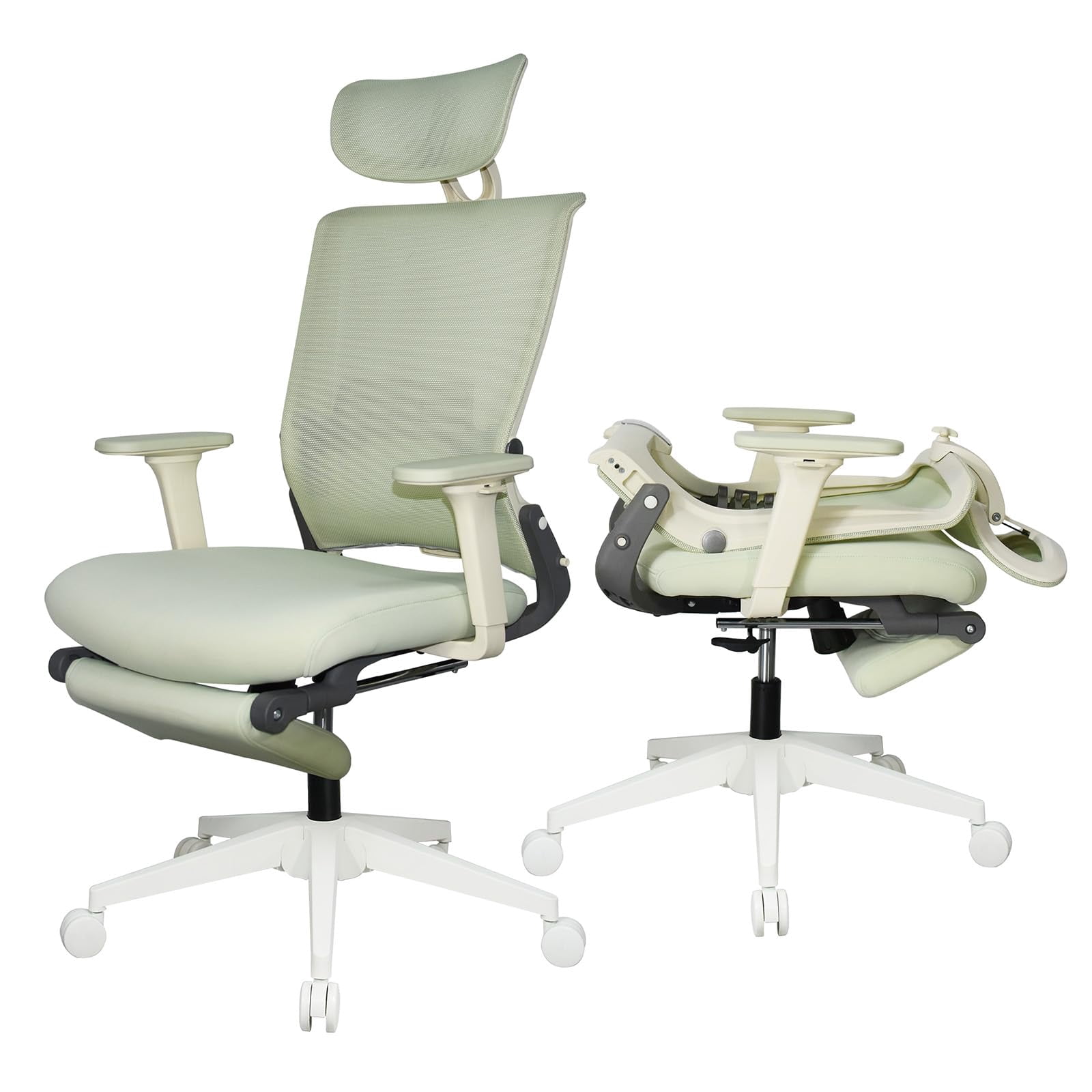 Mesh Ergonomic Office Chair High Back Desk Chair with Wheels Swivel ...