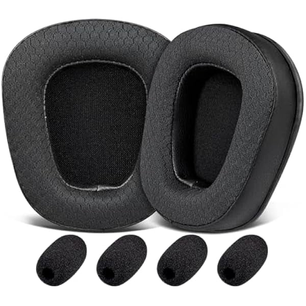 Mesh Fabric Earpads Replacement for BlueParrott B550/B550XT(550XT 550 ...