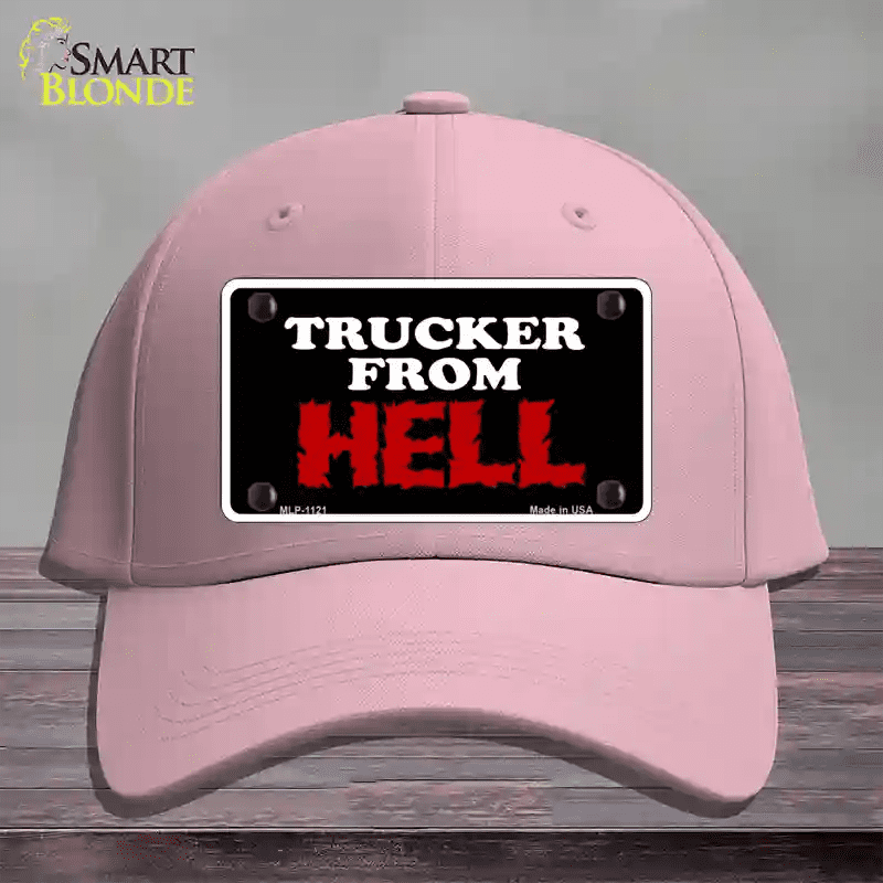Mesh From Hell Novelty License Plate Hat Cotton Pink - Walmart.com