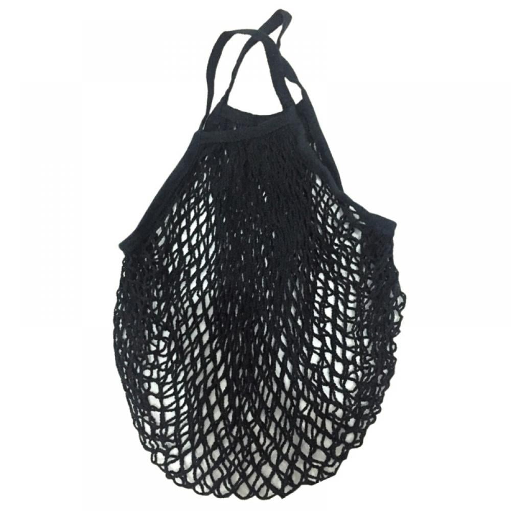 Mesh Grocery Bags, Reusable Product Bags, Long Handle Mesh Tote Bags ...