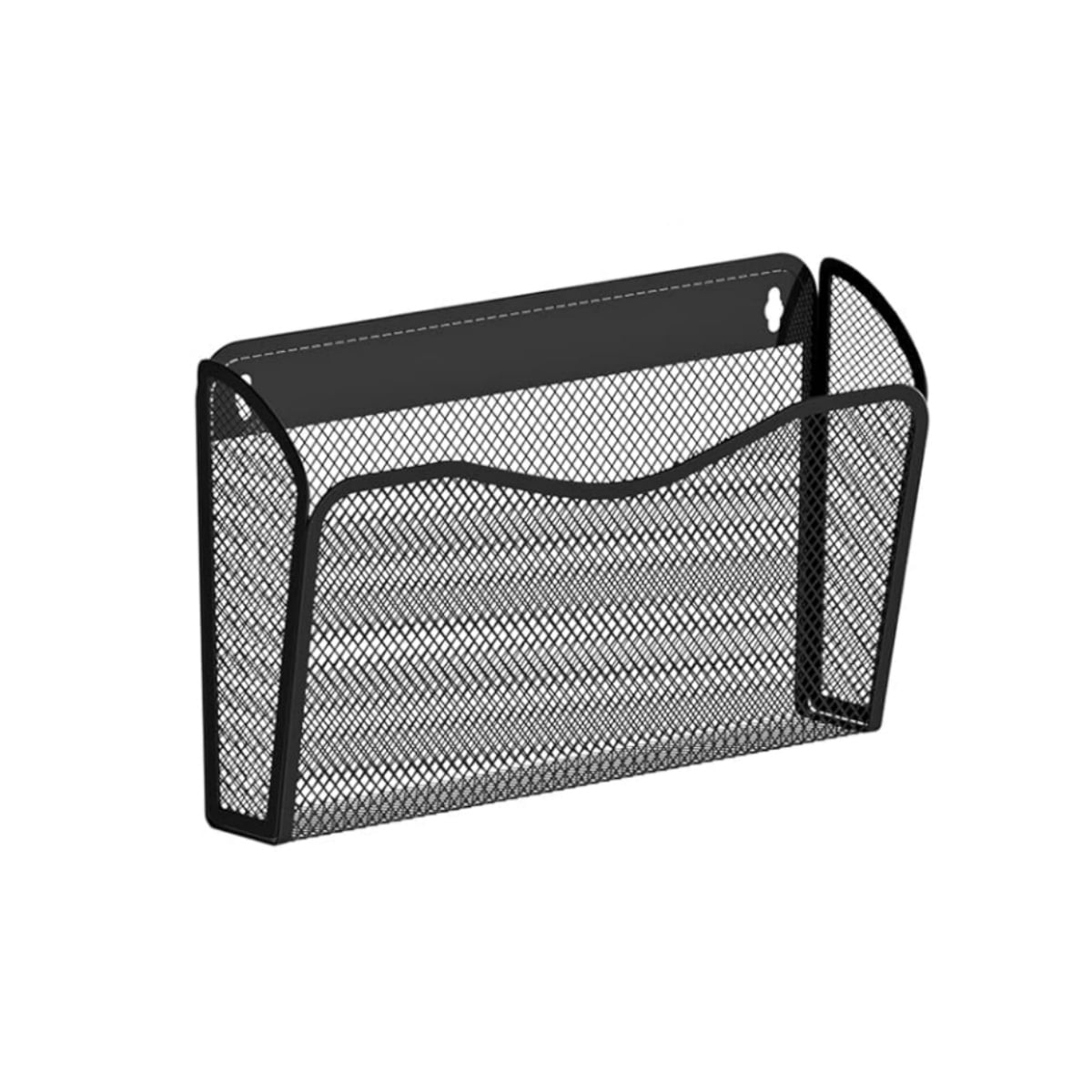 Mesh Hanging File Organizer,13.6x3.2x8.7In Metal Wall File Pocket ...