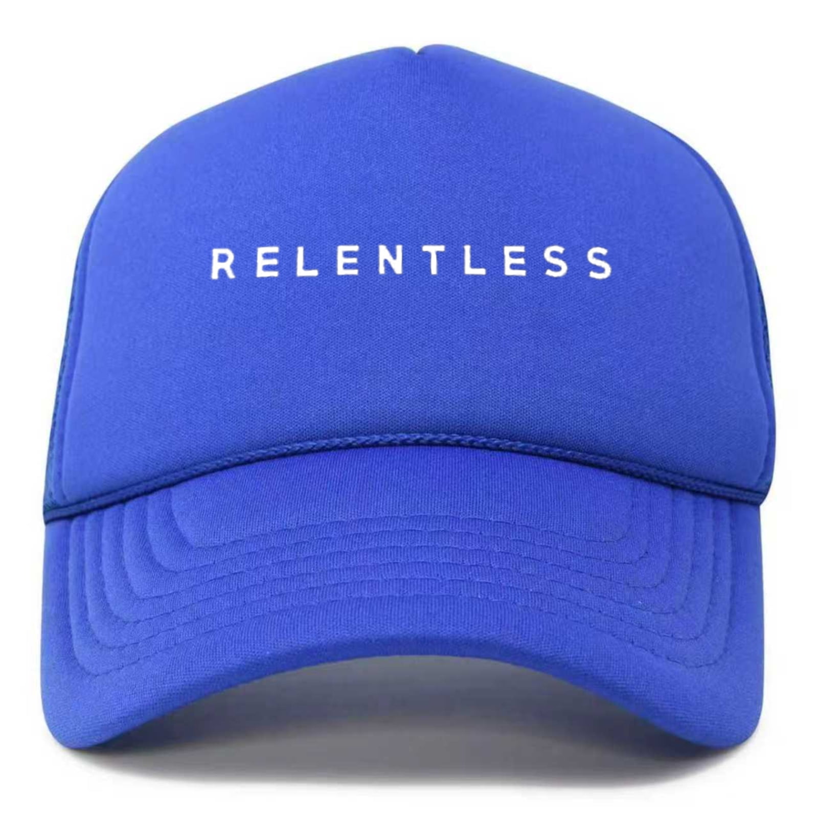 Mesh Hat Relentless Printed On White Cap Deep Cleaning, Lather Up, Game ...