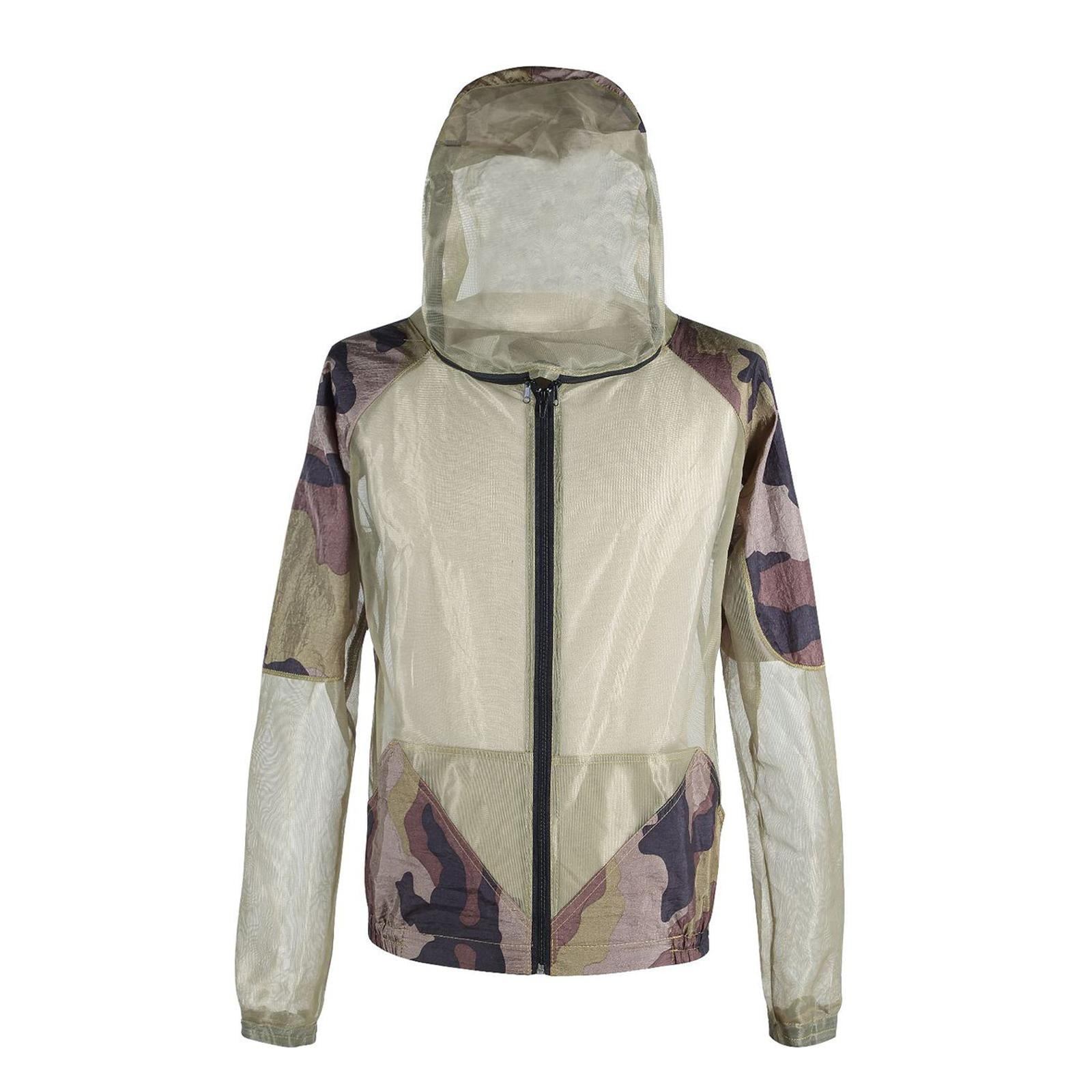 Mesh Hooded Jacket Mesh Clothing Coat with Hood Breathable Netting ...