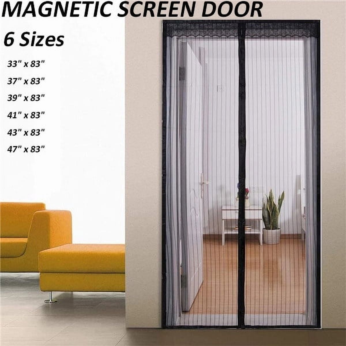 Mesh Insect Fly Bug Mosquito Door Velcro Curtain Net Netting Screen ...