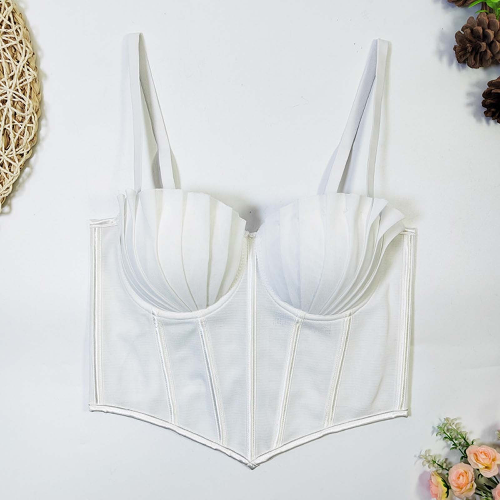 Mesh Lace Beautiful Back Underwear Wearing To Exposure And Tube Top ...