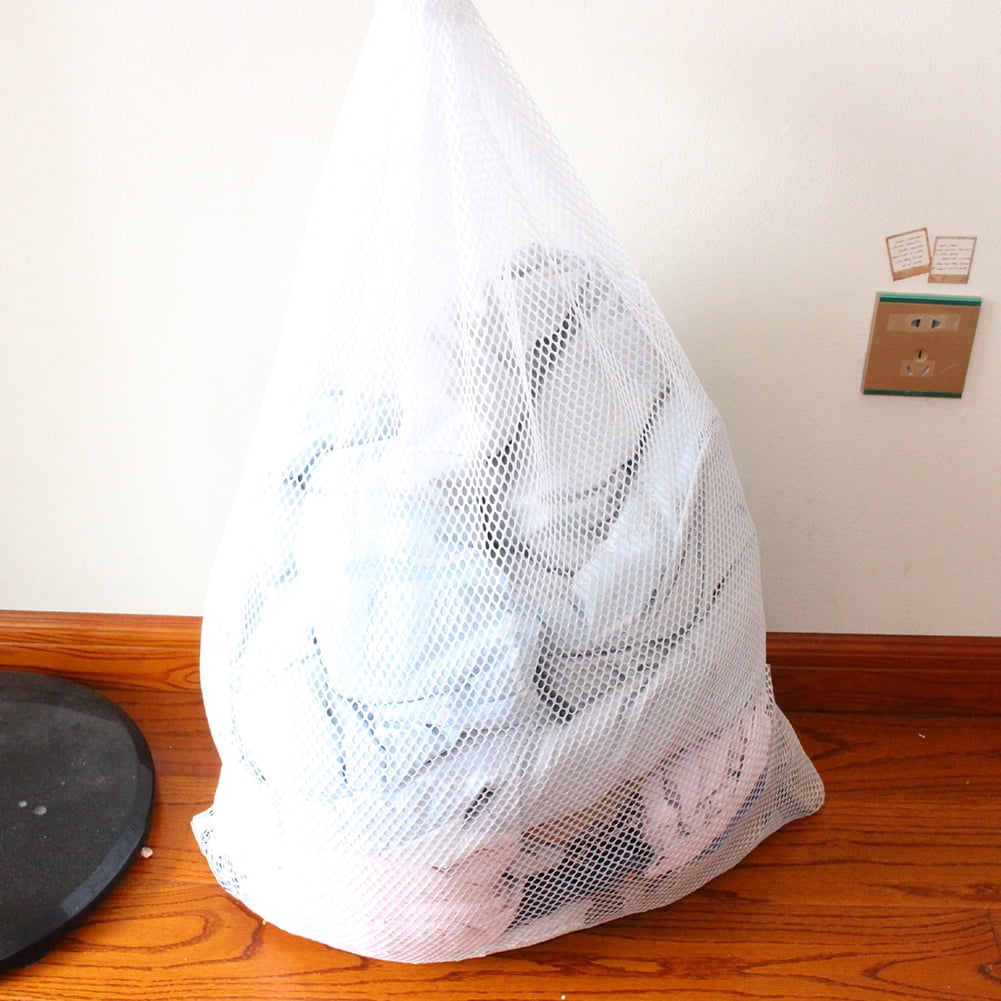 Mesh Laundry Bag Heavy Duty Large Laundry Bags with Drawstring Fit ...
