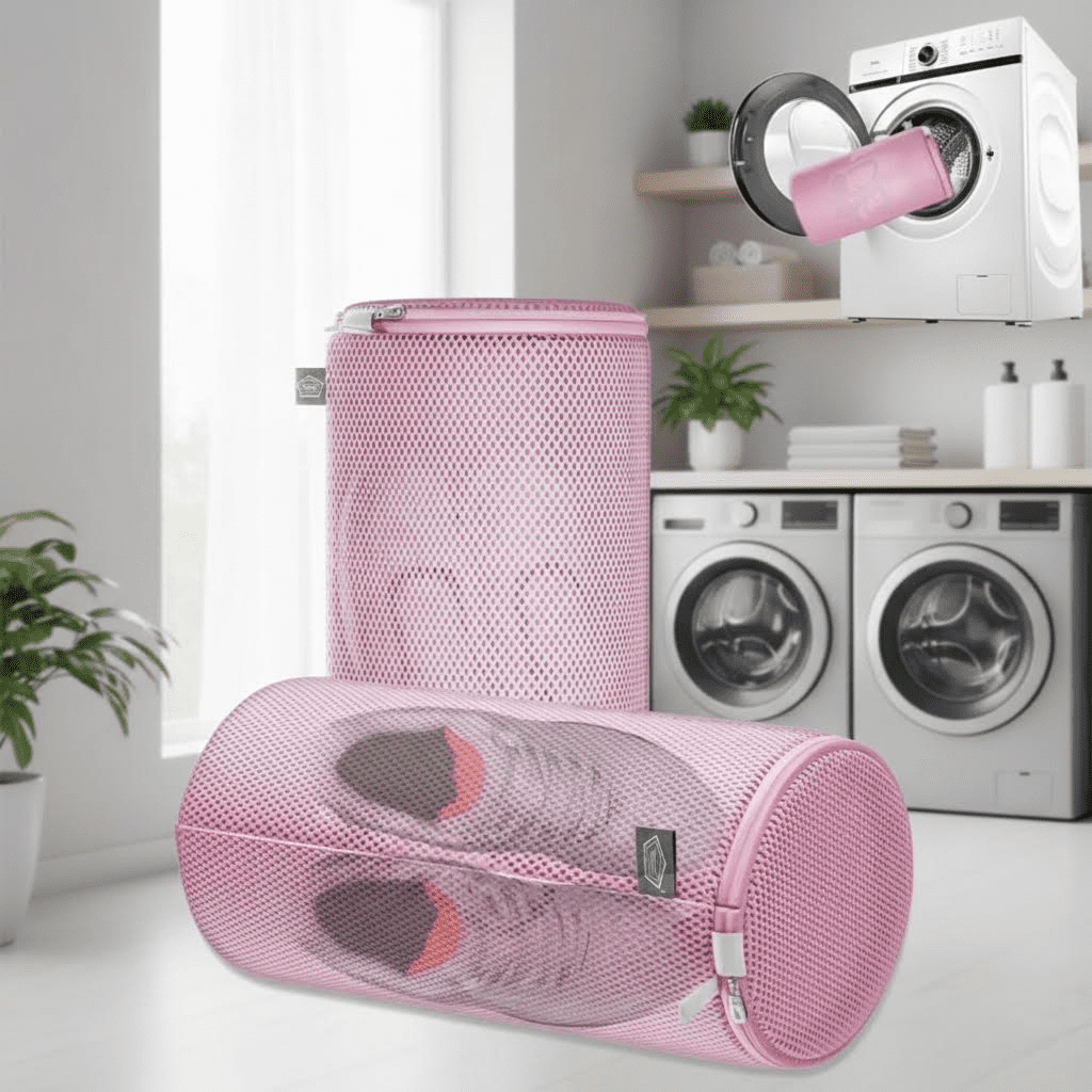 Mesh Laundry Bag for Shoes, 8x15 Inch Washing Machine Safe Sneaker ...