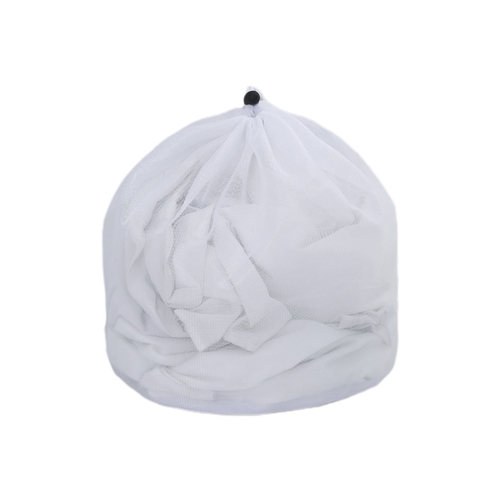 Mesh Laundry Bag with Drawstring, Machine Washable White Net Washing ...