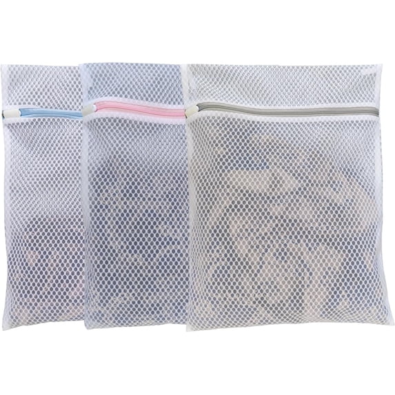 Mesh Laundry Bags for Delicates - 3-Pack (12?x16?) with Color-Coded ...