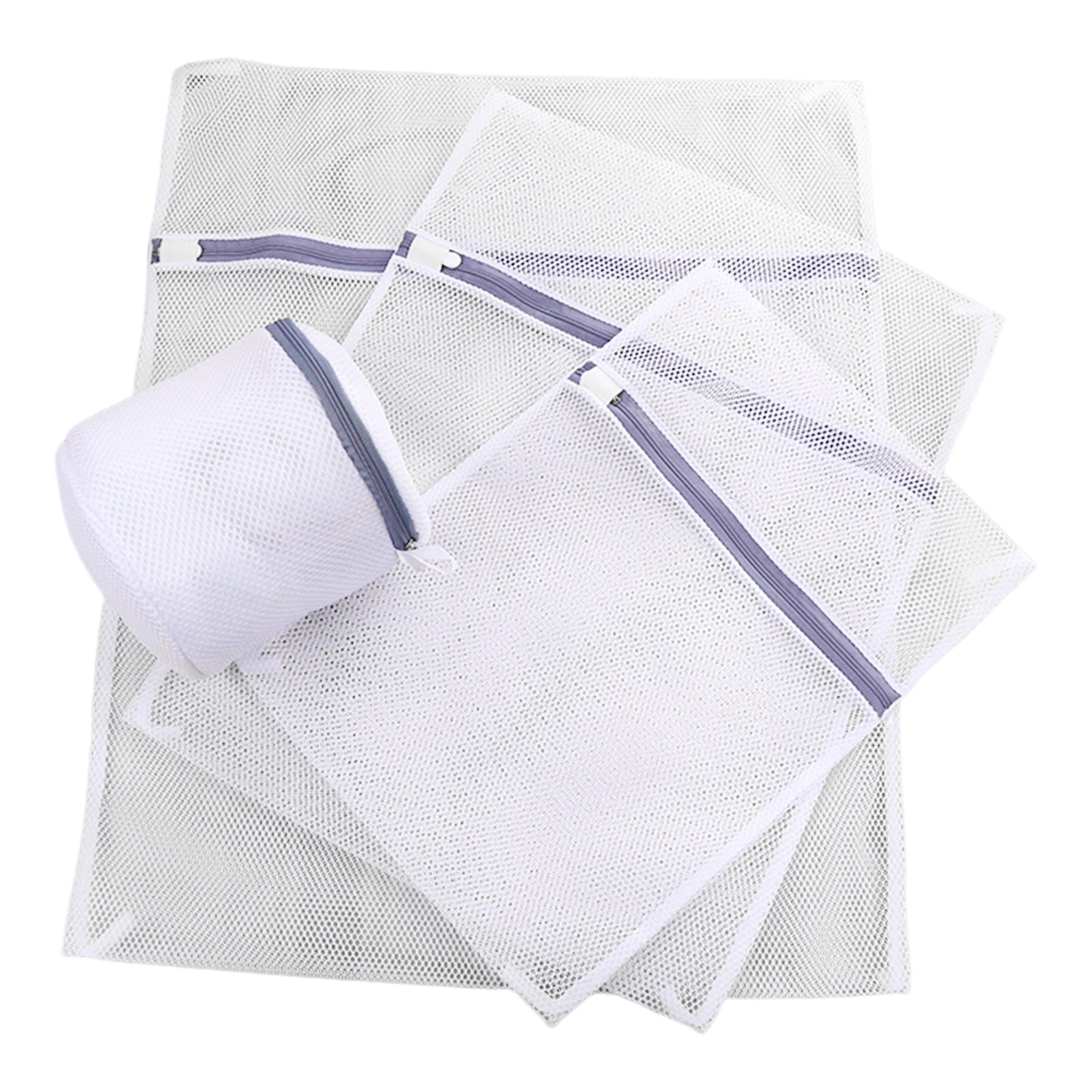Mesh Laundry Bags Set 4pcs Mesh Laundry Bag Set with Rust-resistant ...