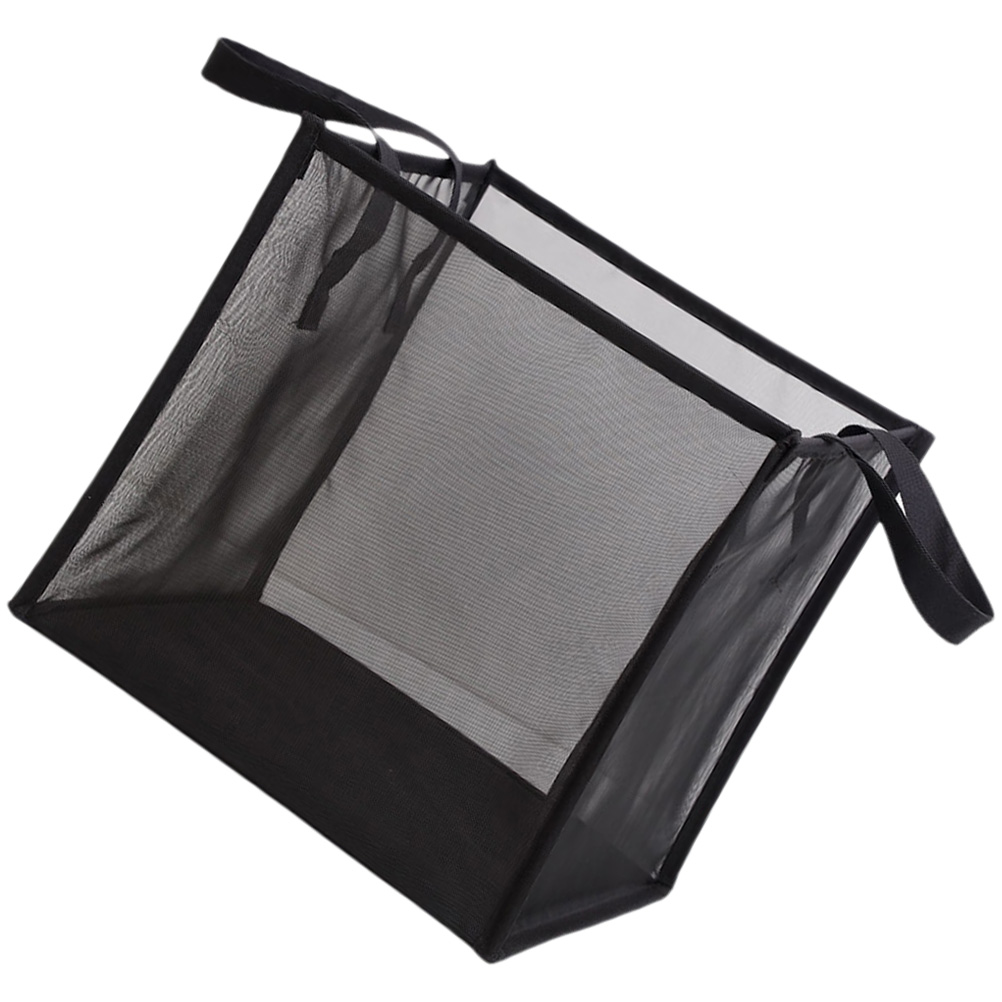 Mesh Laundry Basket Polyester Hard Collapsable Baskets for Bedrooms ...