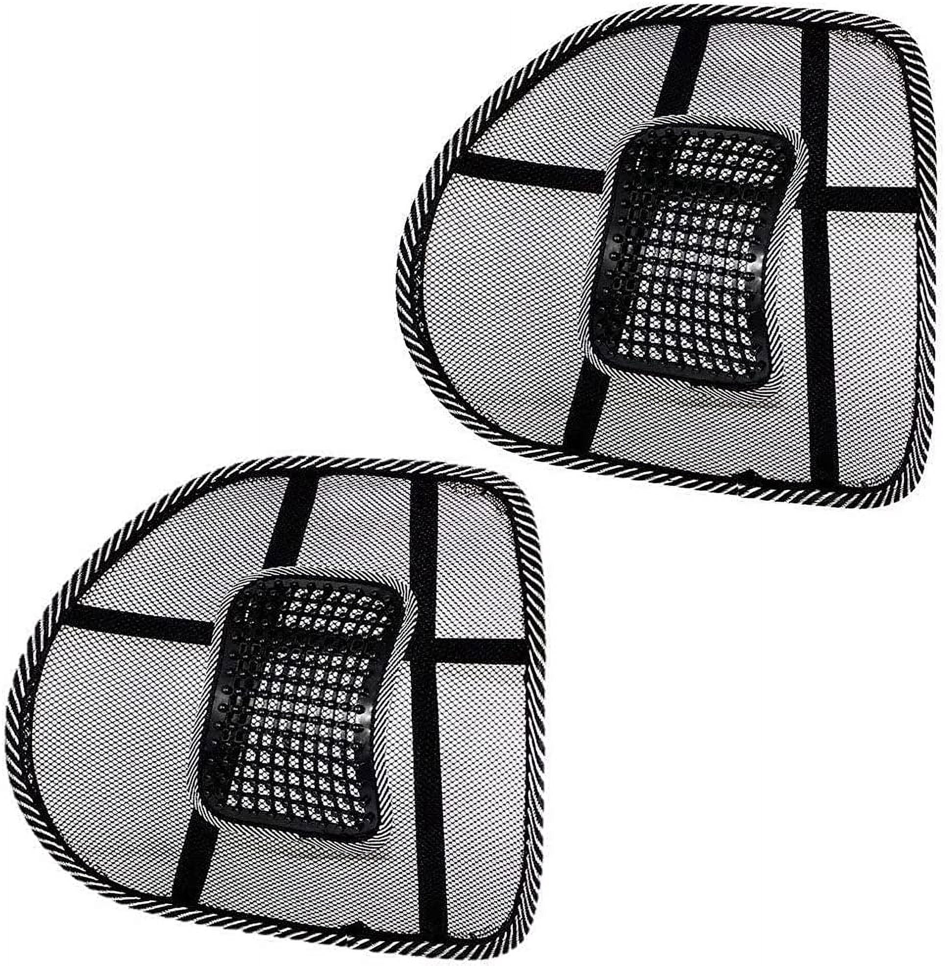 Mesh Lumbar Back Brace Support Office, Home, Car Seat Chair Cushion ...