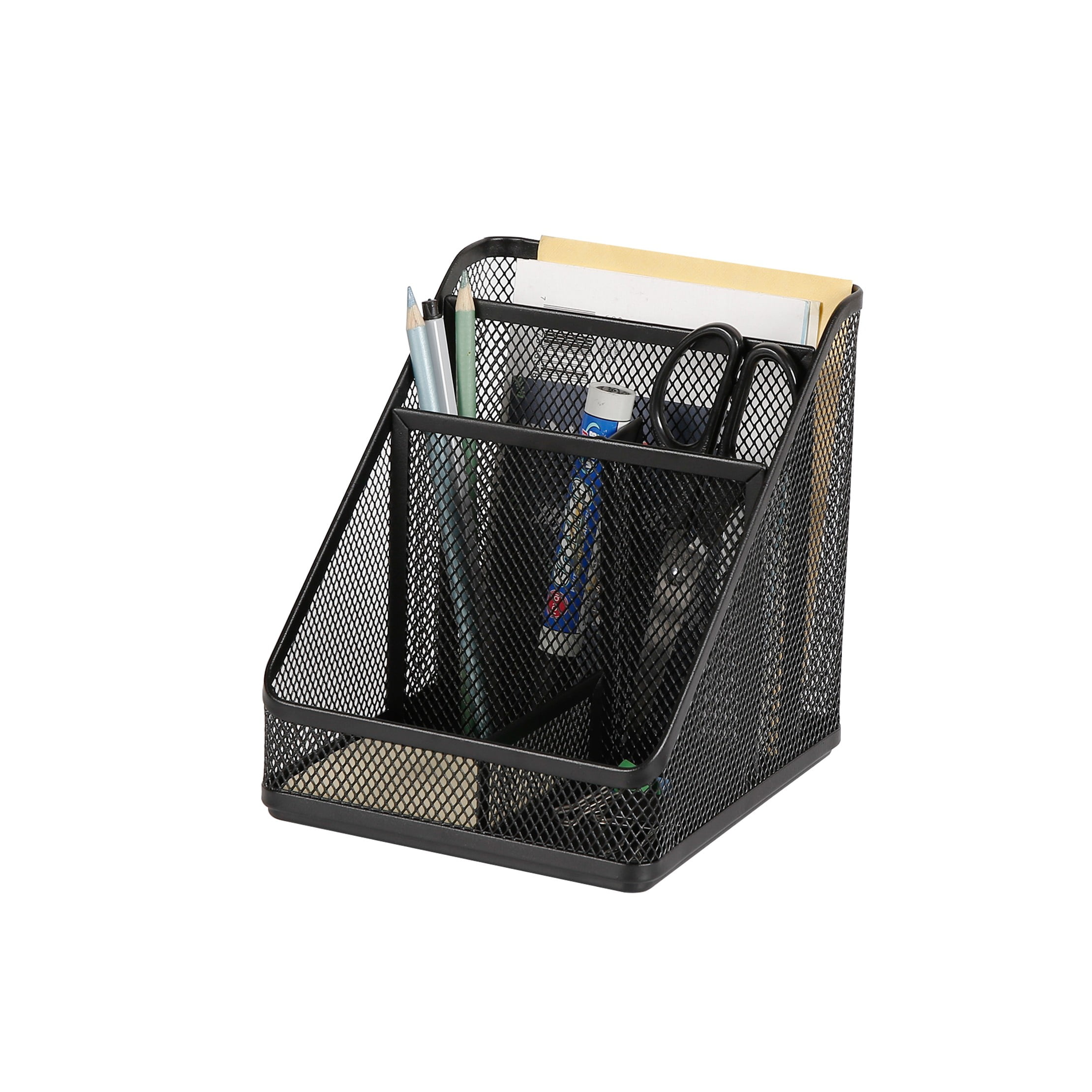 Mesh Medium Desktop Organizer Black - Walmart.com