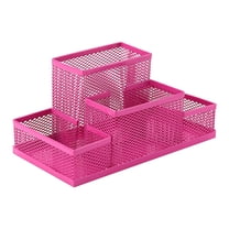 YIMWNYI Clear Acrylic Multi-Functional Desk Organizer with 5 ...