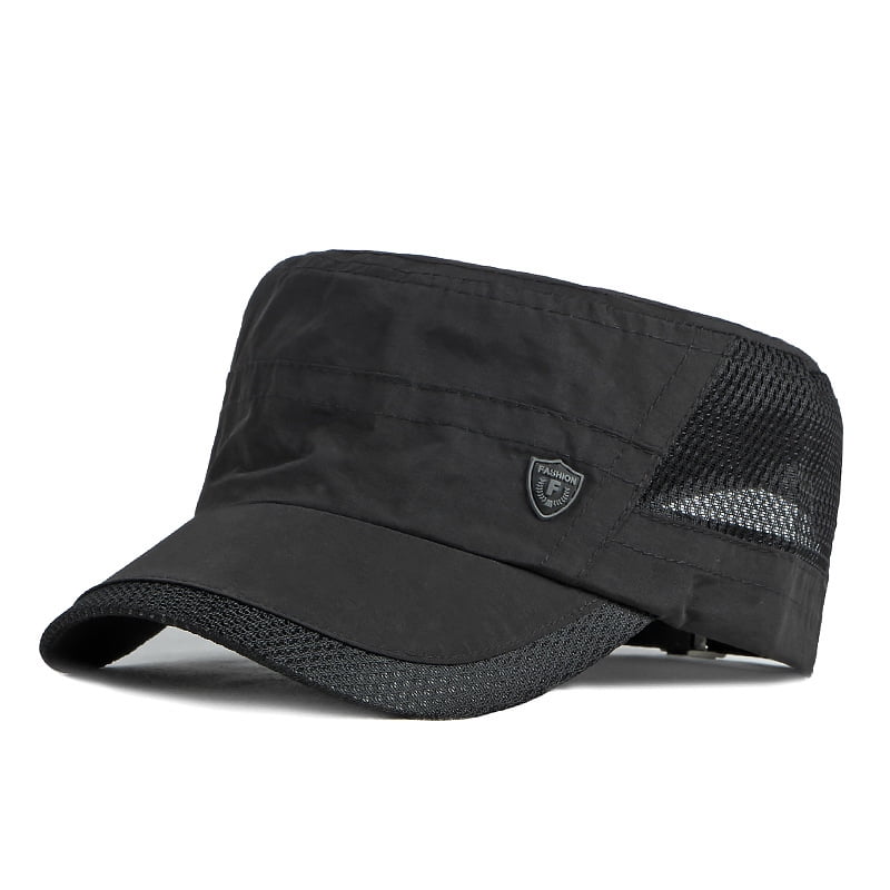 Mesh Military Cap Summer Army Hats for Men Quick Qry Short Bill Hat ...
