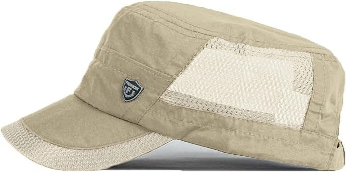Mesh Military Cap Summer Army Hats for Men Quick Qry Short Bill Hat ...