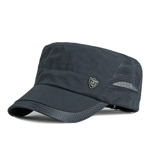 Mesh Military Cap Summer Army Hats for Men Quick Qry Short Bill Hat ...