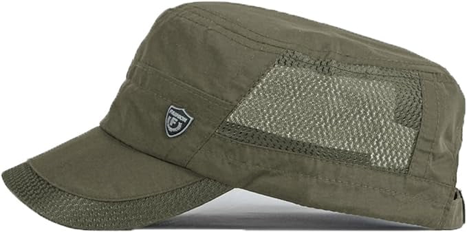 Mesh Military Cap Summer Army Hats for Men Quick Qry Short Bill Hat ...