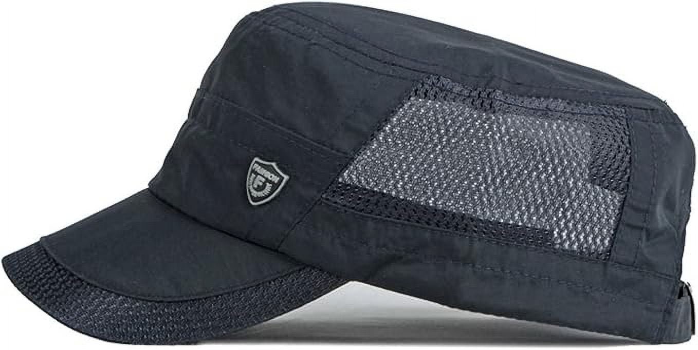 Mesh Military Cap Summer Army Hats for Men Quick Qry Short Bill Hat ...