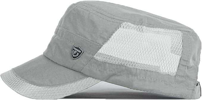 Mesh Military Cap Summer Army Hats for Men Quick Qry Short Bill Hat ...