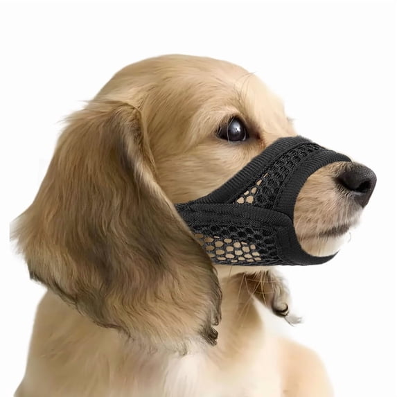 Mesh Muzzle For Short Snout And Small Medium Dogs Anti-Biting, Focus On ...