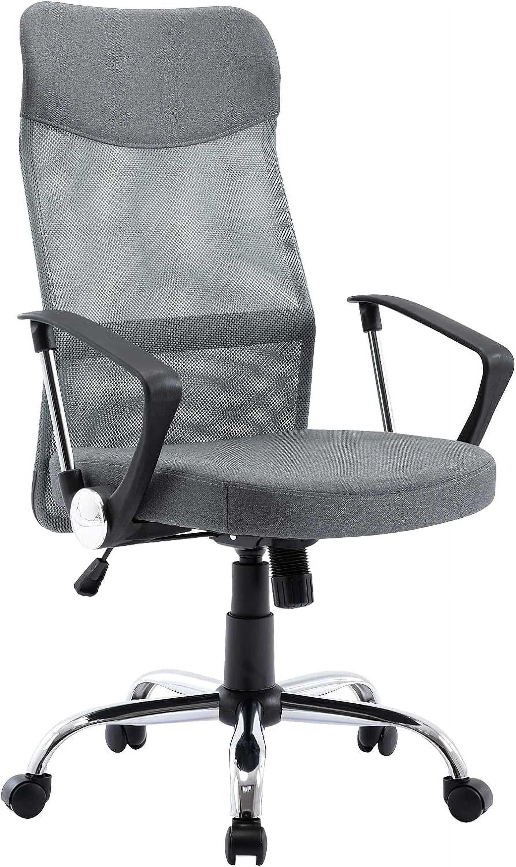 Mesh Office Chair, Ergonomic High Back Task Chair, Adjustable Swivel ...