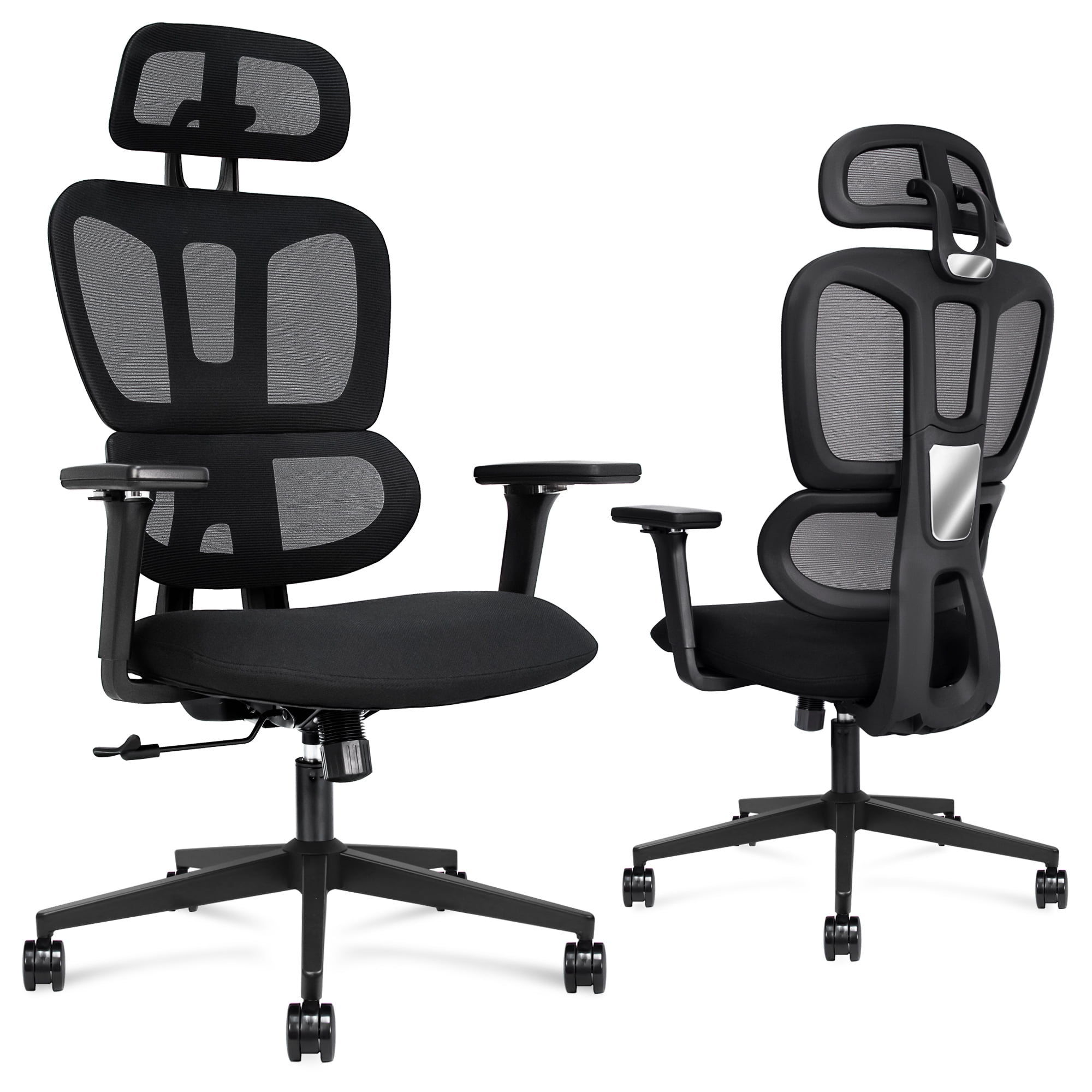 Mesh Office Chair - High Back Multifunction Computer Chair Ergonomic ...
