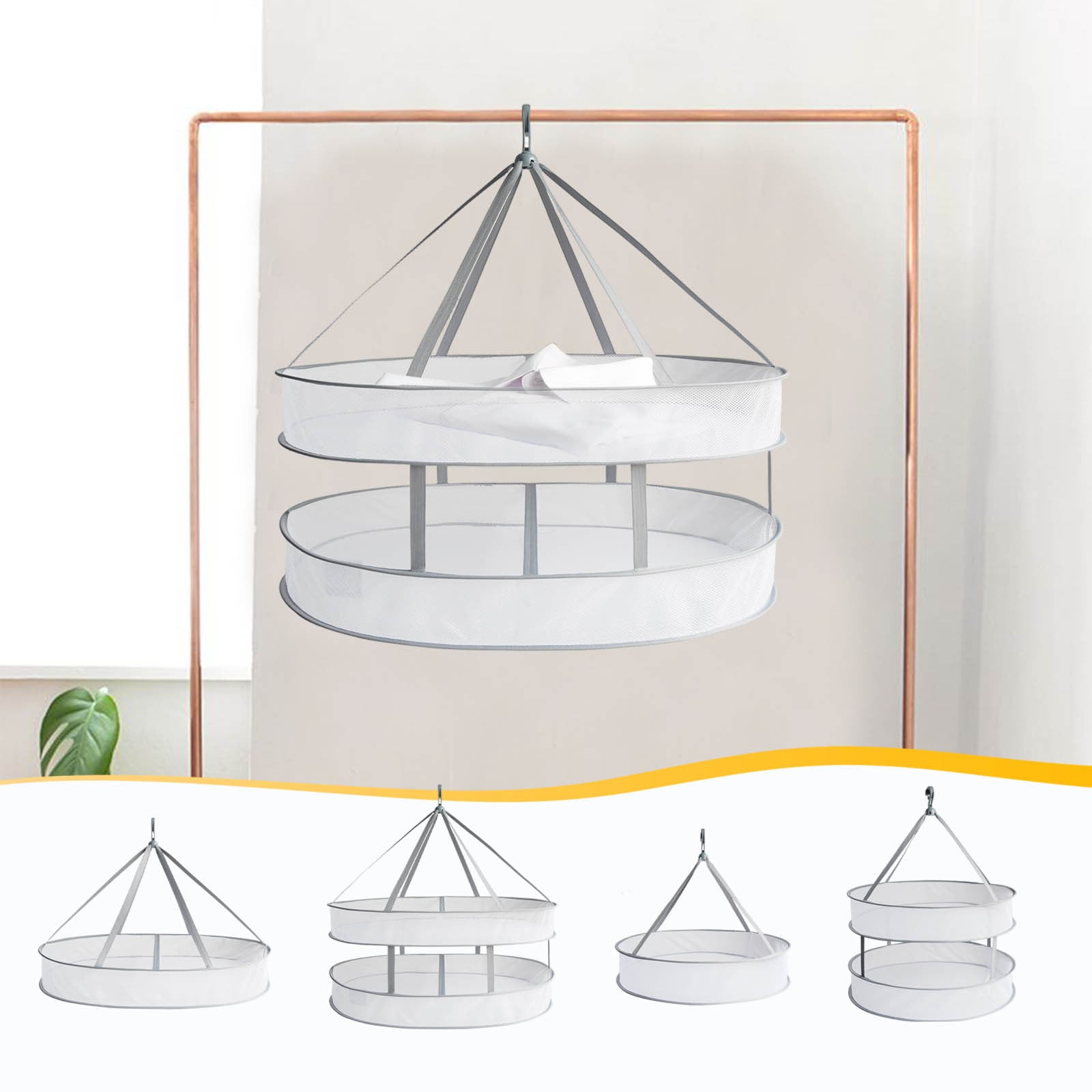 Mesh Pocket Drying Rack, Multi-Socket Design, Quick Drying Mesh ...