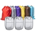 Mesh Pop Up Laundry Hampers Mixcolor with 3 hamper, Extra Large Laundry ...