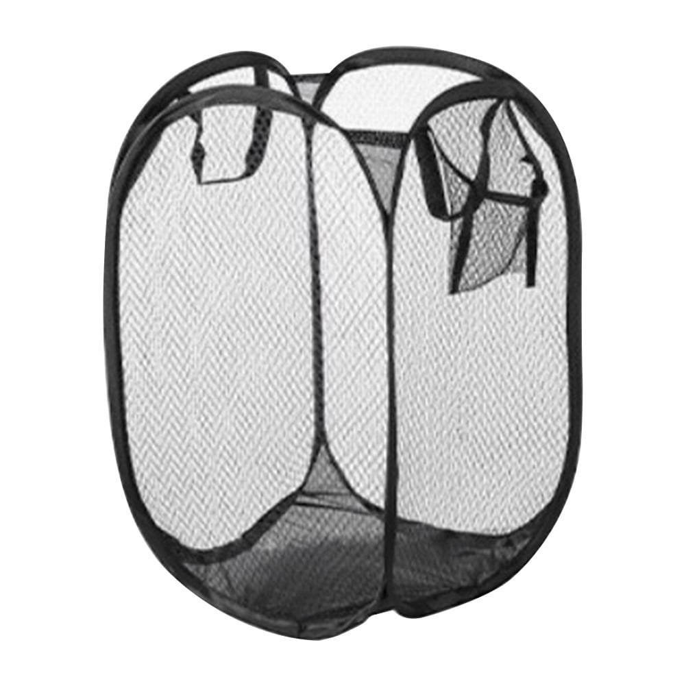 Mesh Popup Laundry Hamper, Collapsible Laundry Basket, Foldable Pop Up ...