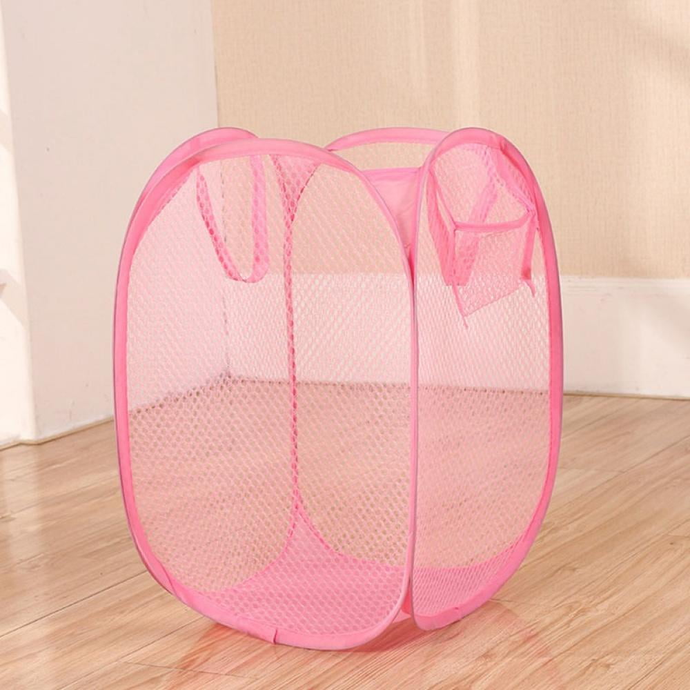 Mesh Popup Laundry Hamper Laundry Basket - Portable, Durable Handles ...