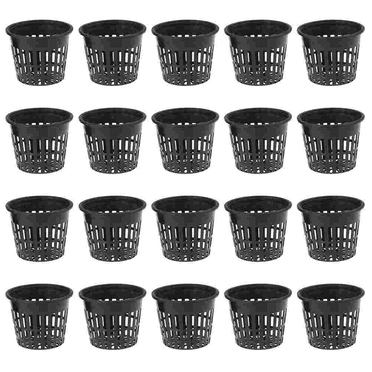 Viagrow 3 in. Reusable Hydroponic Net Pot Bucket Lids, Mesh Lids (5 ...