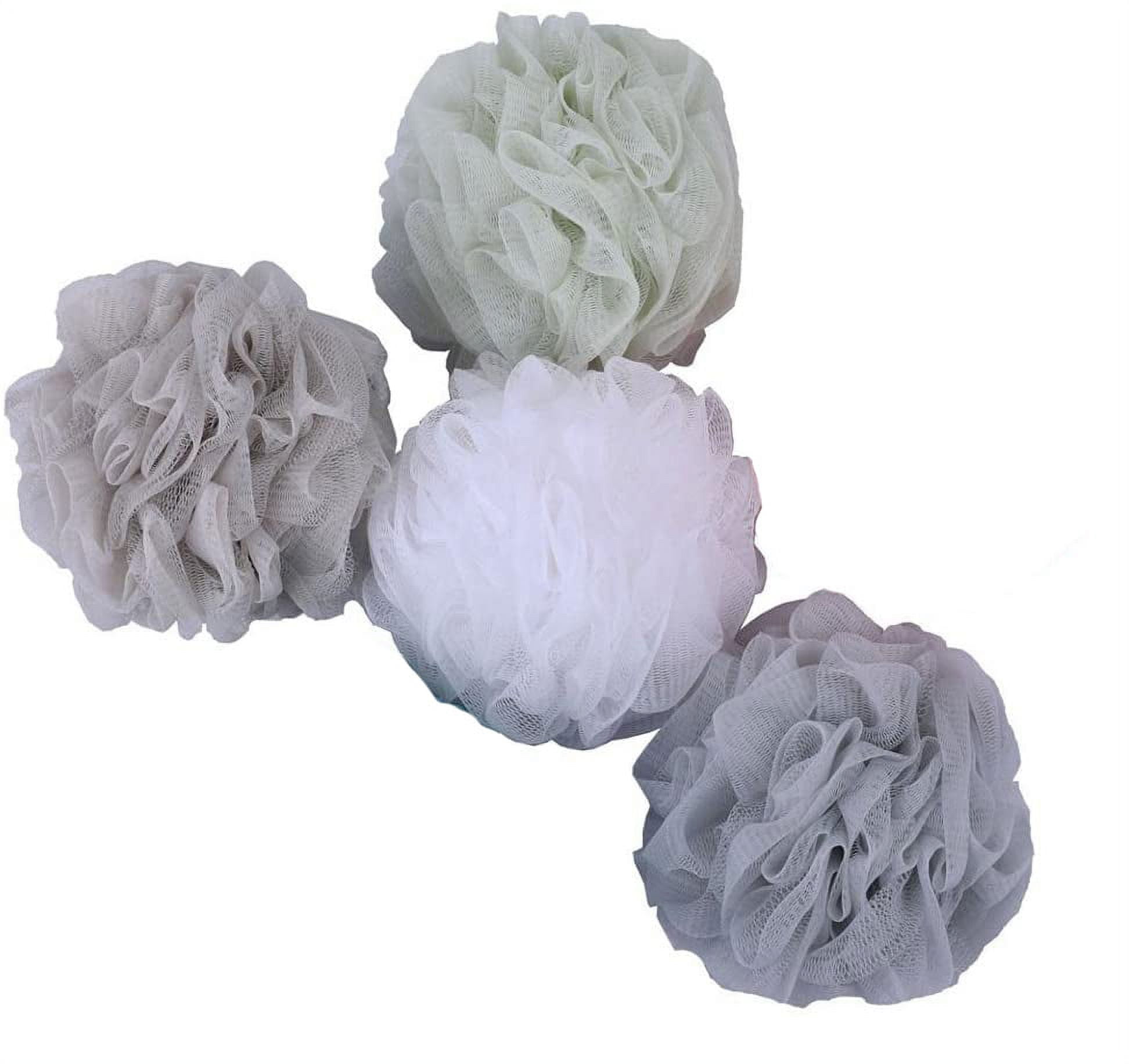 Mesh Poufs (60g/pcs) Bath and Shower Sponge Loofahs Exfoliating Mesh ...
