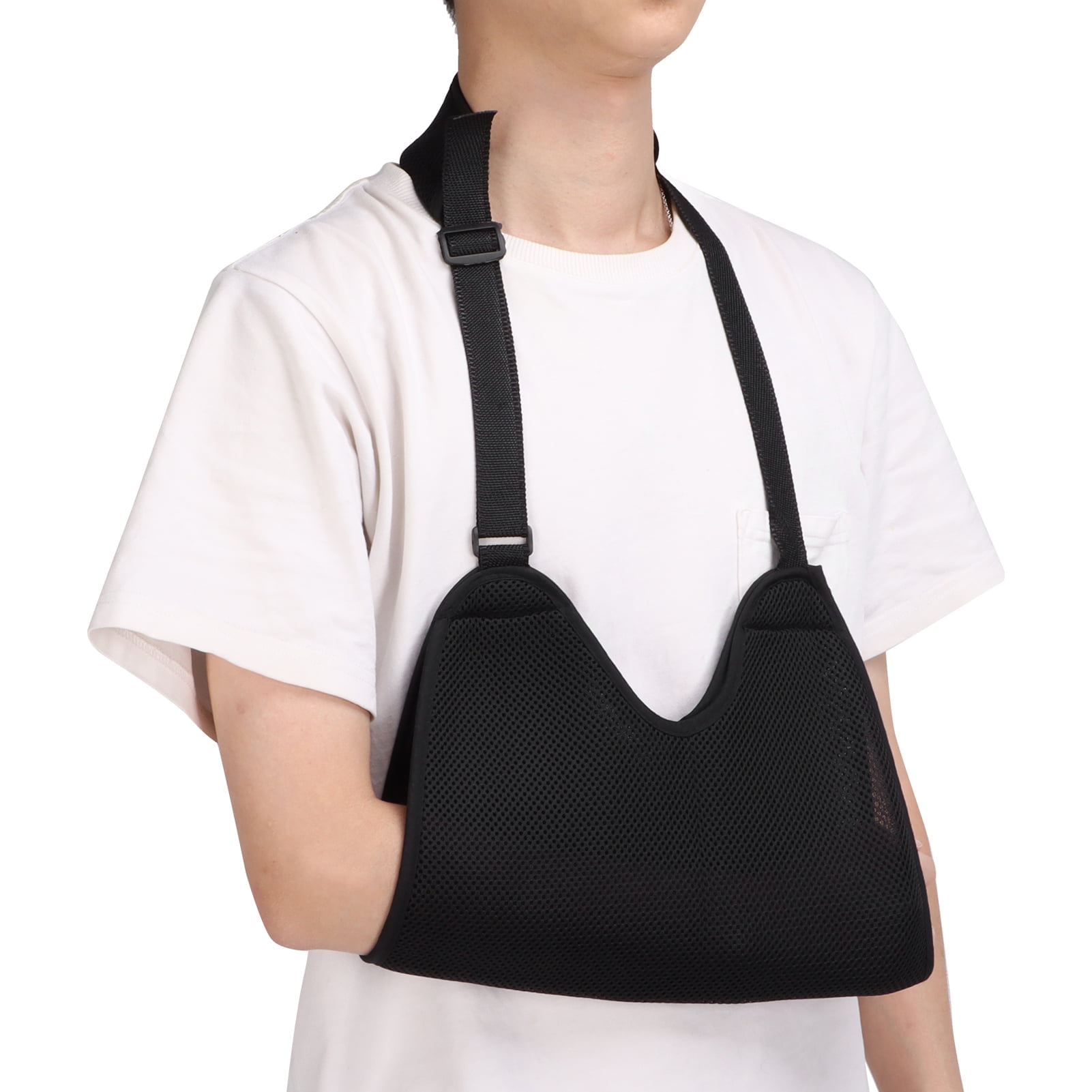 Mesh Shoulder Sling Adjustable Breathable Stable Arm Brace For Wrist ...