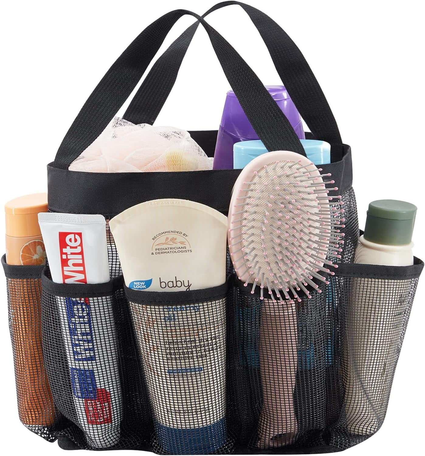 Mesh Shower Caddy Freestanding Portable Shower Tote Bag for College ...