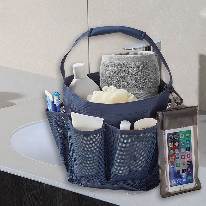Mesh Shower Caddy Freestanding Portable Shower Tote Bag for College ...
