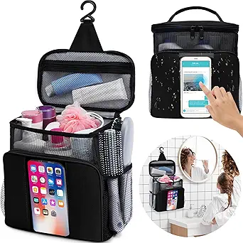 Mesh Shower Caddy,Portable HangingTravel Toiletry Bag Dorm Room ...