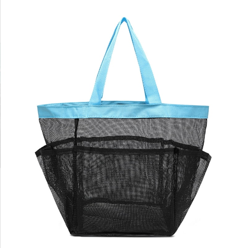 Mesh Shower Caddy Portable, Upgrade Deeper 9 Pockets Basket Bag Tote ...