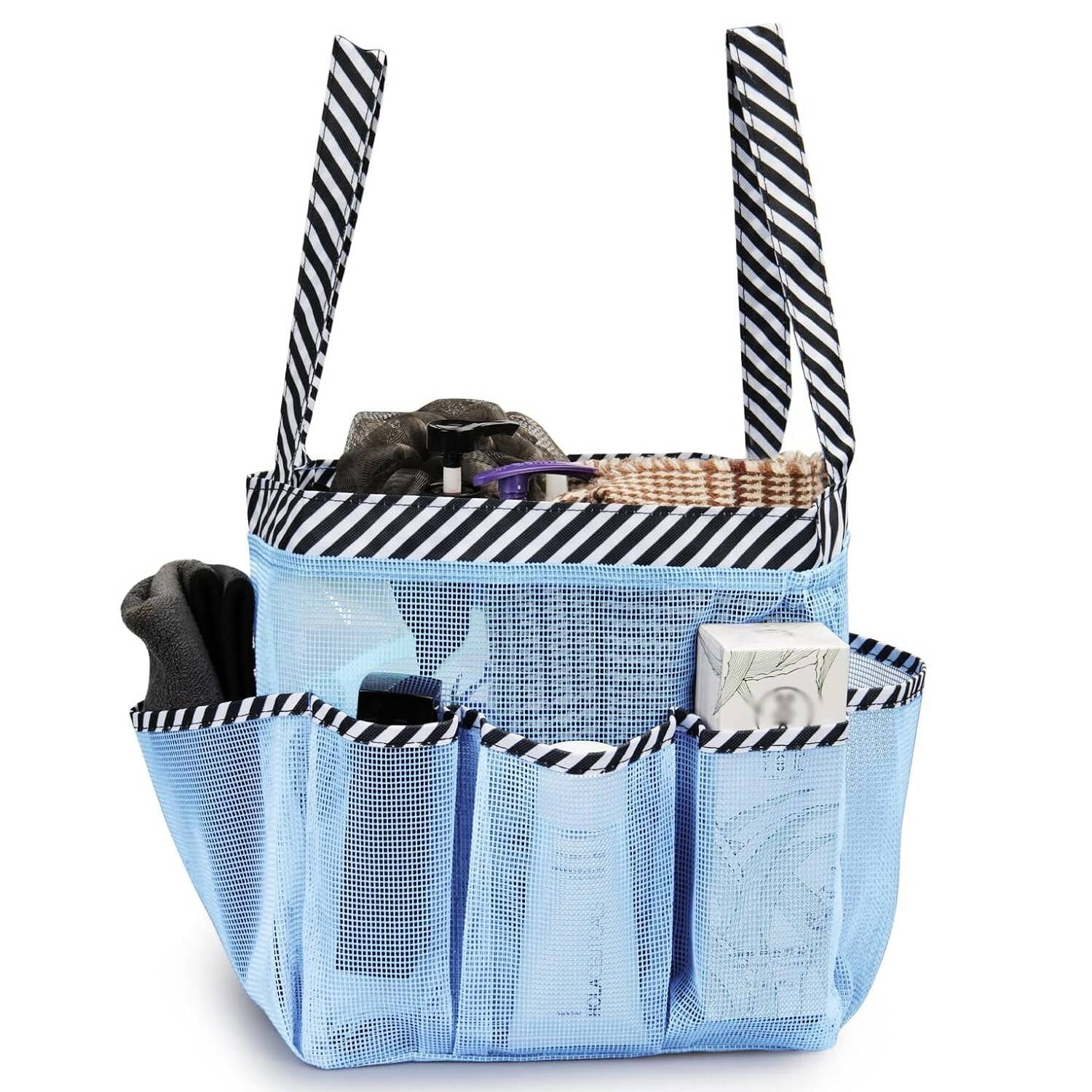 Mesh Shower Caddy Tote, Large Shower Caddy Basket Portable, Quick Dry ...
