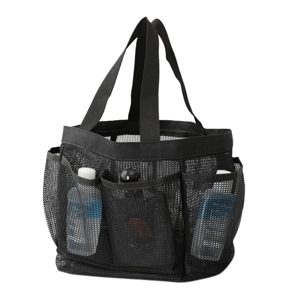 Mesh Shower Tote Caddy,Shower Tote Bag with 8 Pockets, Quick Dry Bath ...