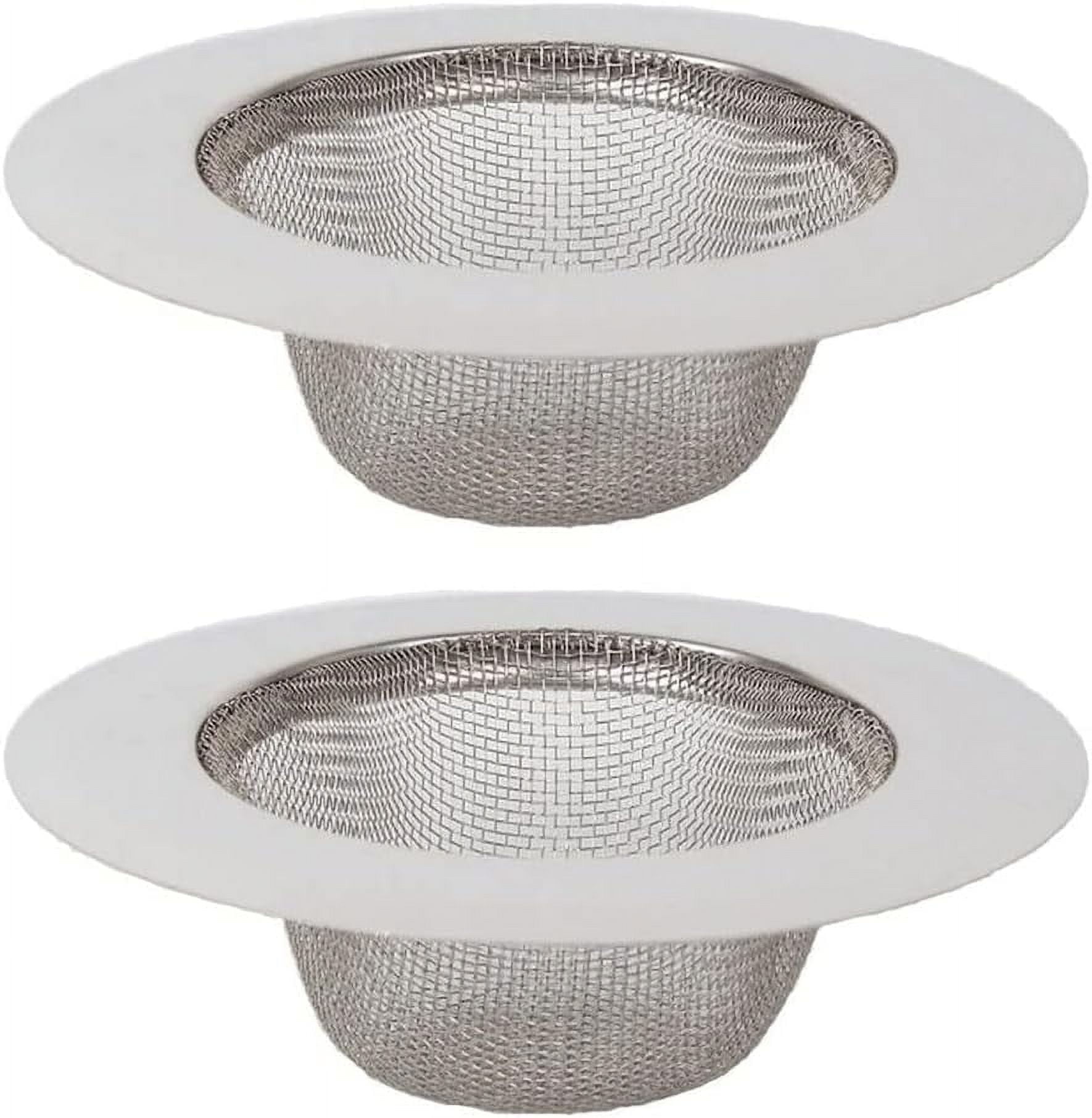 Mesh Sink Strainer with Stainless Steel Construction, Universal Fit for ...