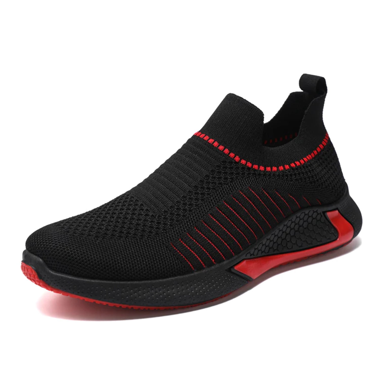Mesh Sock Shoes With Striped Design Men Outdoor Breathable Lightweight ...